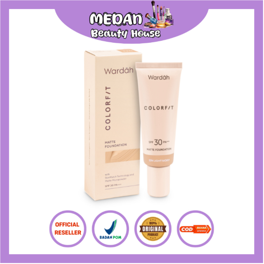 Jual wardah colorfit matte foundation 25ml(new) | Shopee Indonesia