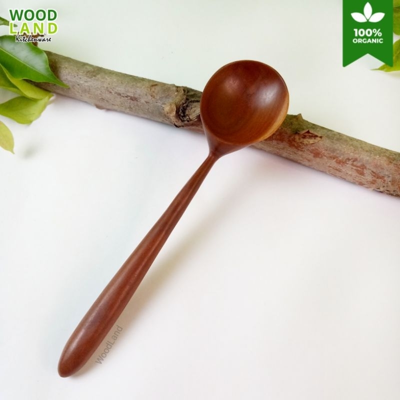 Jual Sendok takar unik kayu sawo desain modern permukaan halus tahan ...