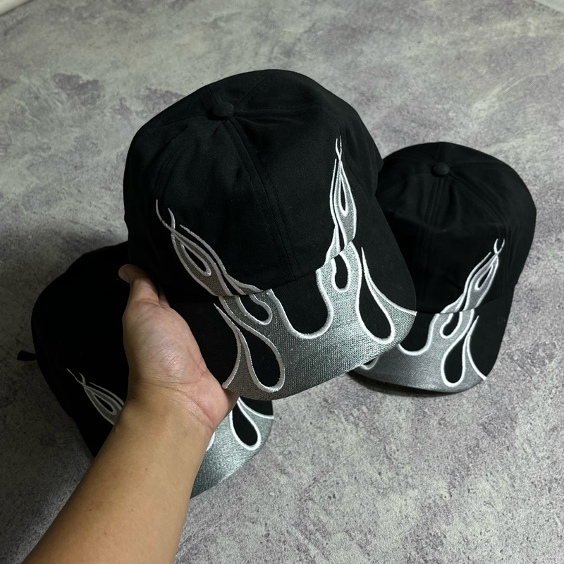 Jual TOPI SNSCO FLAME - BLACK GREY | Shopee Indonesia