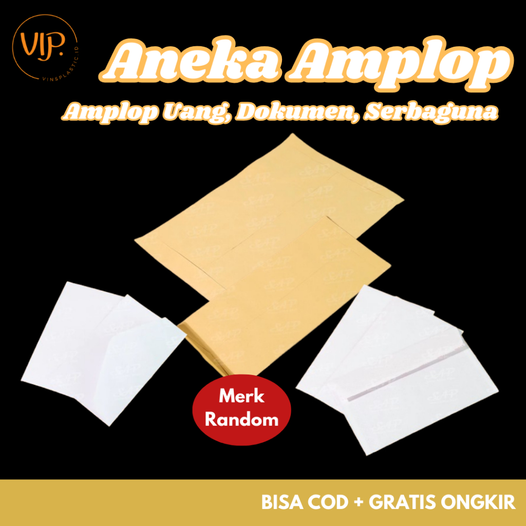 Jual 10 PCS - ANEKA AMPLOP MINI / AMPLOP UANG / AMPLOP DOKUMEN / AMPLOP ...