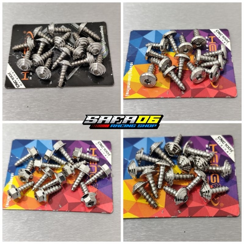 Jual SATUAN BAUT BODY YAMAHA PROBOLT STAINLESS HENG THAILAND(1BIJI) | Shopee Indonesia