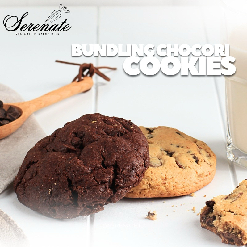 Jual [ BUNDLING ] 2 Pcs - Choco Dark dan Original Cookies | Shopee ...