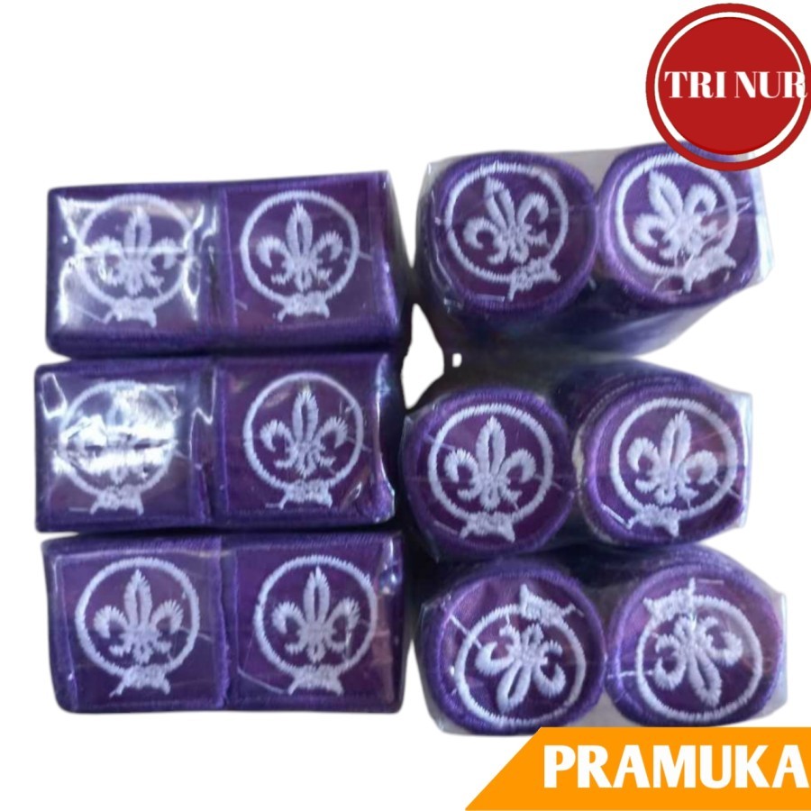 Jual (Isi 100pcs) Logo Pandu Pramuka Bordir / Tanda Pelantikan Pramuka ...