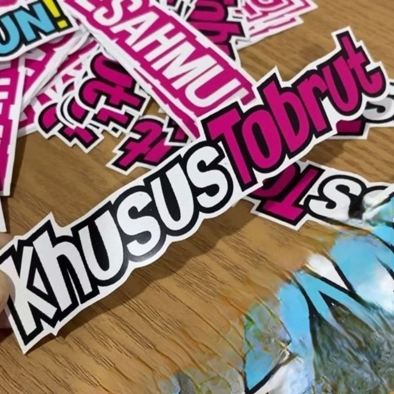 Jual stiker sticker khusus tobrut | Shopee Indonesia