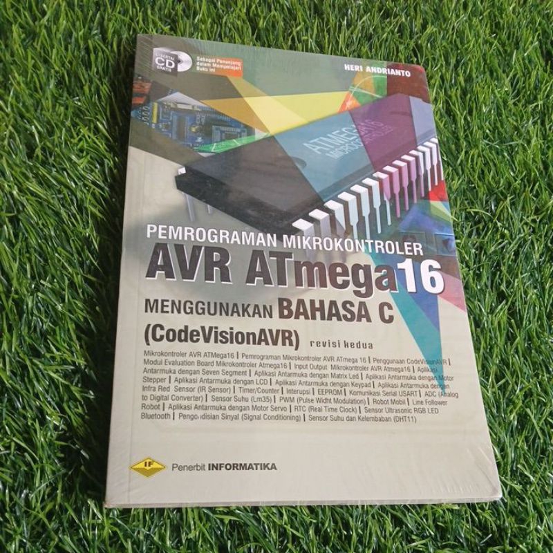 Jual BUKU PEMROGRAMAN MIKROKONTROLER AVR AT MEGA 16 MENGGUNAKAN BAHASA C CODE VISION AVR ...
