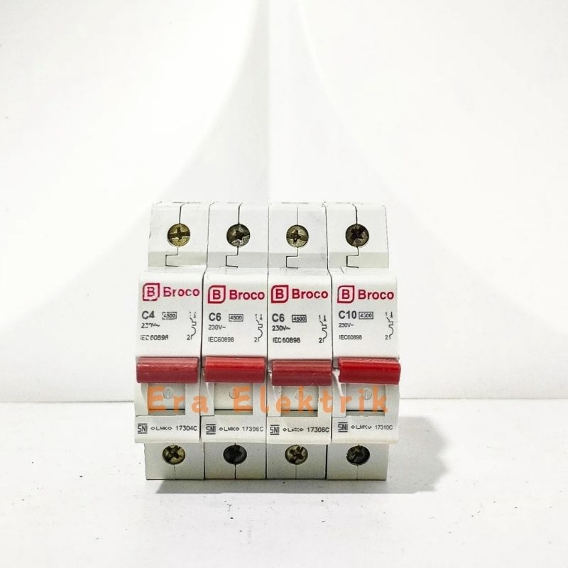 Jual Mcb broco 2a 4a 6a 10a 16a 20a 25a 32a 40a 50a | Shopee Indonesia