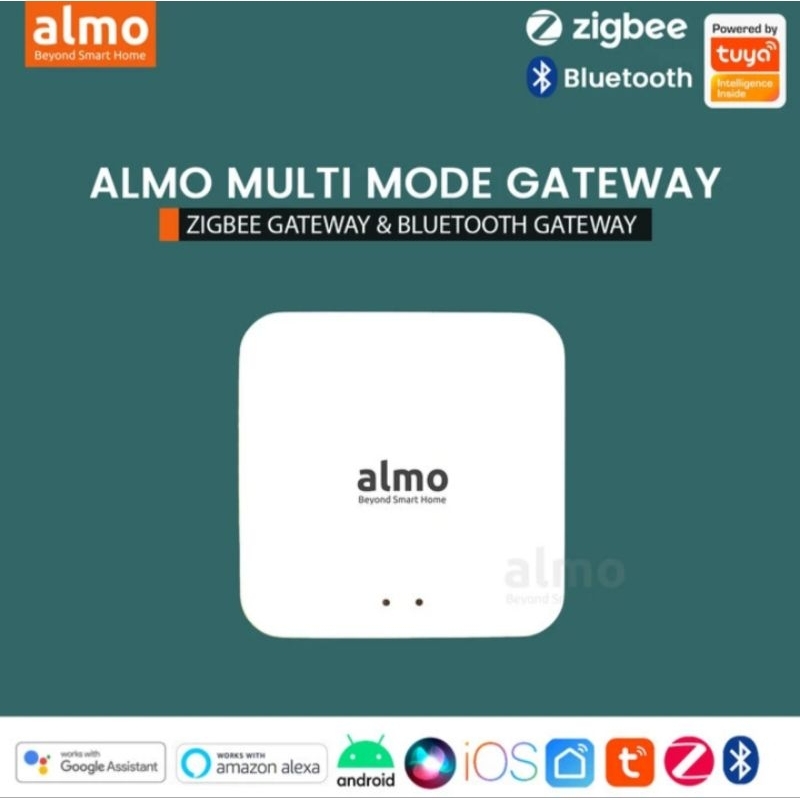 Jual ALMO Smart Home Wireless ZigBee & Bluetooth Gateway Hub Tuya ...