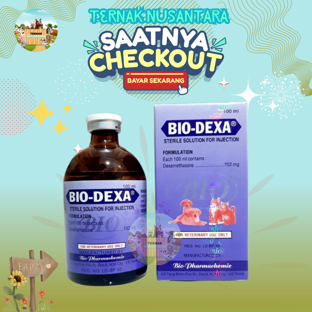 Jual BIO DEXA 100 ML - Anti Radang Anti Inflamasi Hewan - Like ...