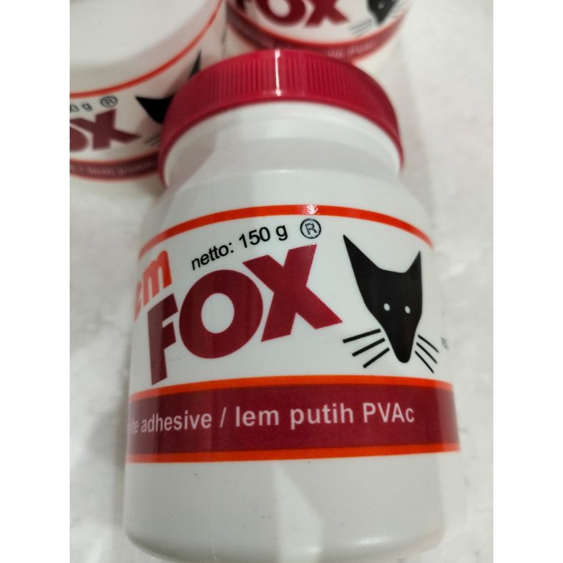 Jual Lem cair botol Merk fox lem fox putih 150g lem 500gr lem 1kg fox | Shopee Indonesia