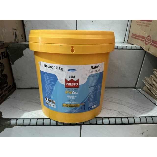 Jual Lem kayu presto PVAC 10 kg | Shopee Indonesia