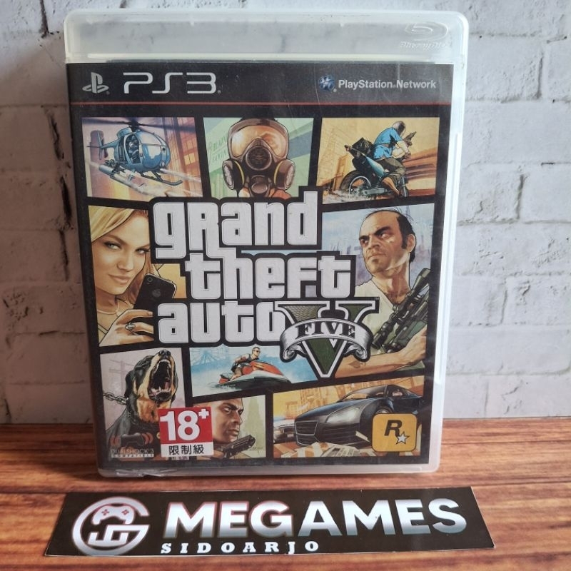 Jual Kaset BD PS3 Grand Theft Auto V / GTA V / GTA 5 - Second/Bekas | Shopee Indonesia