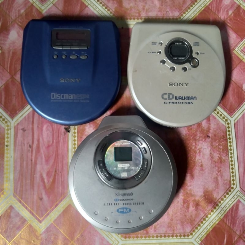 Jual cd vcd mp3 walkman player jadul sony panasonic sign langka koleksi ...