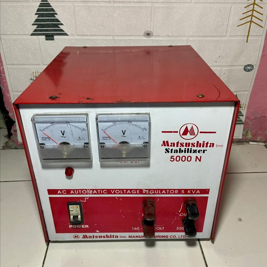 Jual Stabilizer 4000 Watt 1 Phase Matsushita 5000 N | Shopee Indonesia