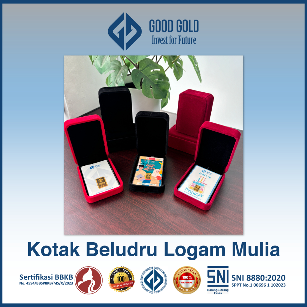 Jual Kotak Beludru Logam Mulia/ Velvet Box | Shopee Indonesia