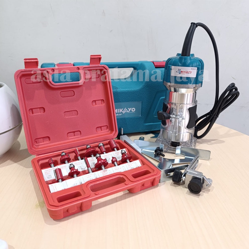 Jual PAKET Mesin Profil + Mata Profil Set 12Pcs Low Watt 350W Mesin ...