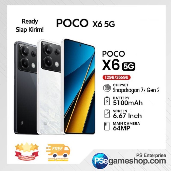 Jual Brosur POCO X6 (12/256GB) | Snapdragon® 7s Gen 2| FIow AMOLED CrystalRes 120 Hz | 64MP ...
