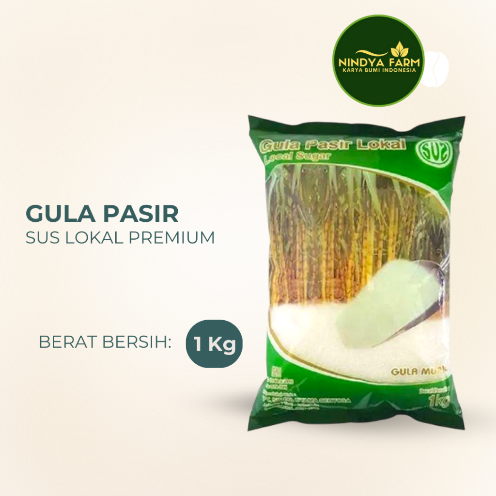 Jual GULA PASIR KRISTAL SUS 1 KG | Shopee Indonesia