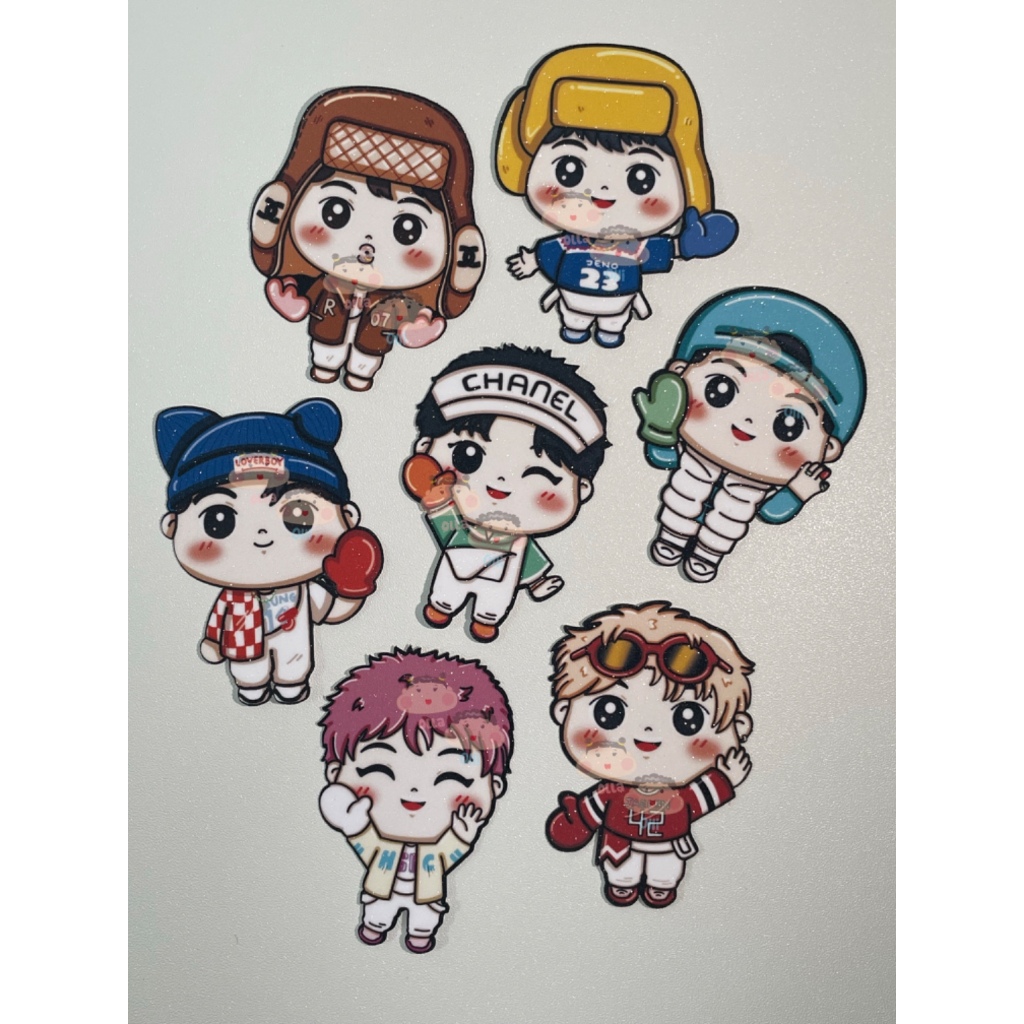 Jual Sticker Vinyl Glitter Die Cut anti gores anti air waterproof ...