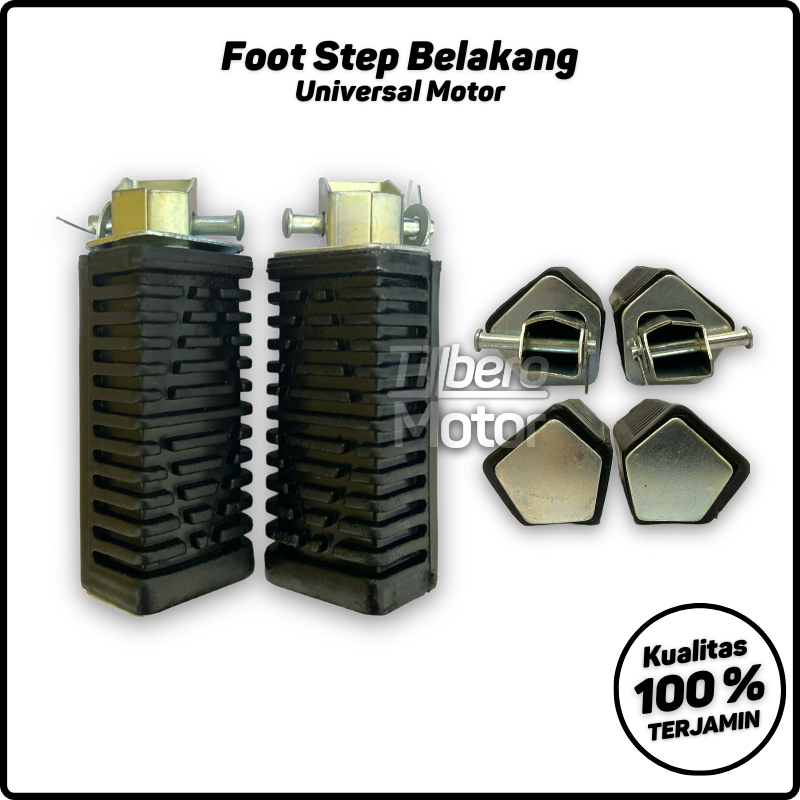 Jual Foot Step Besi Karet Belakang Variasi Pedal Motor Universal ...