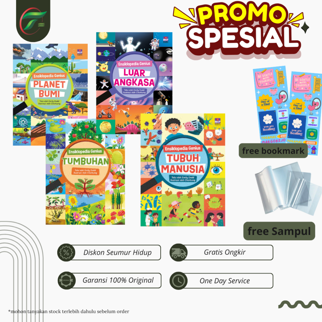 Jual Ensiklopedia Genius - Planet Bumi//Tumbuhan//Tubuh Manusia//Luar ...