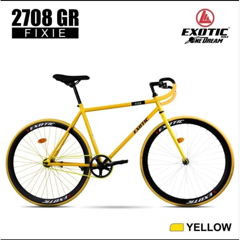 Jual Sepeda FIXIE EXOTIC 2708GR 700C | Shopee Indonesia