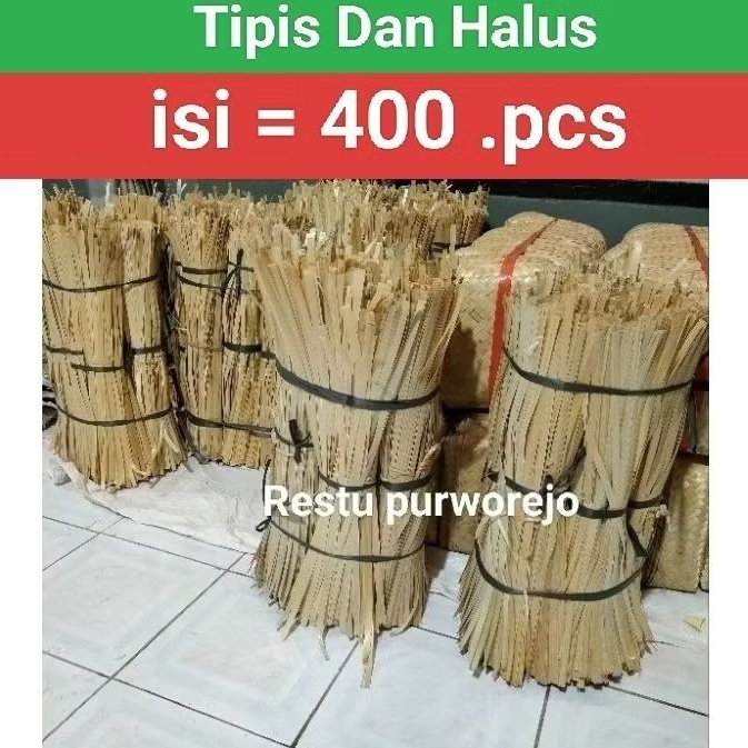 Jual iratan Bambu Anyaman ( isi=400.pcs) | Shopee Indonesia
