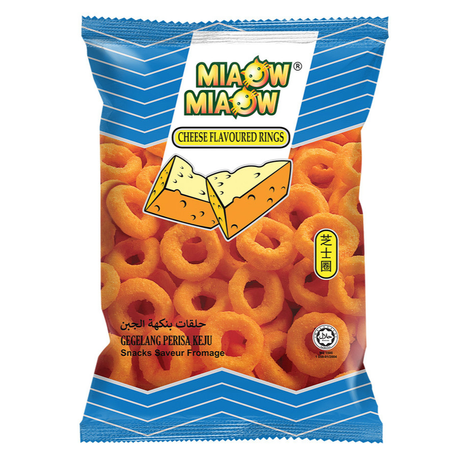Jual Miaow Miaow Cheese Ring 60 gram snack | Shopee Indonesia