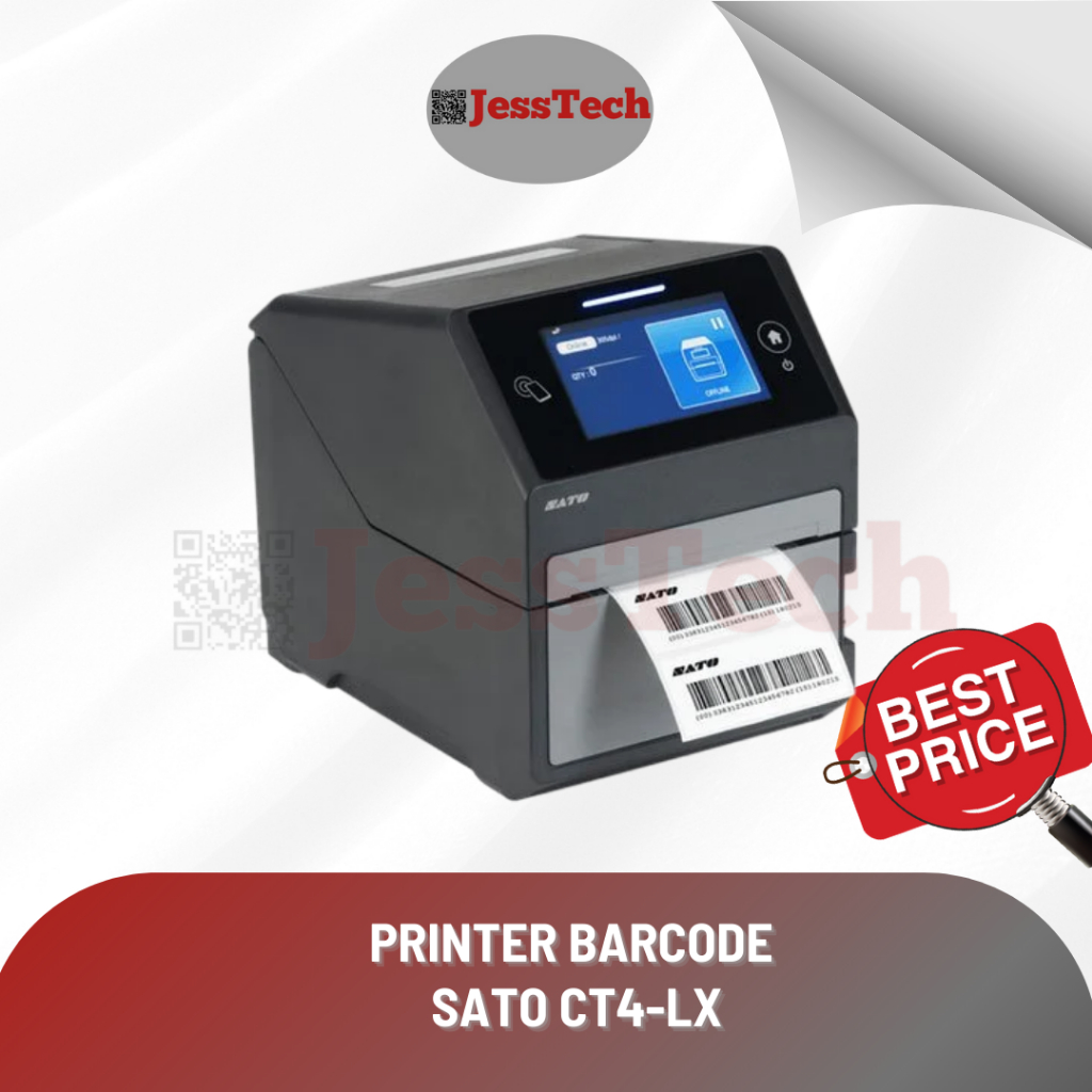 Jual SATO CT4-LX 4-Inch Compact Desktop Printer 203 Dpi USB LAN ...