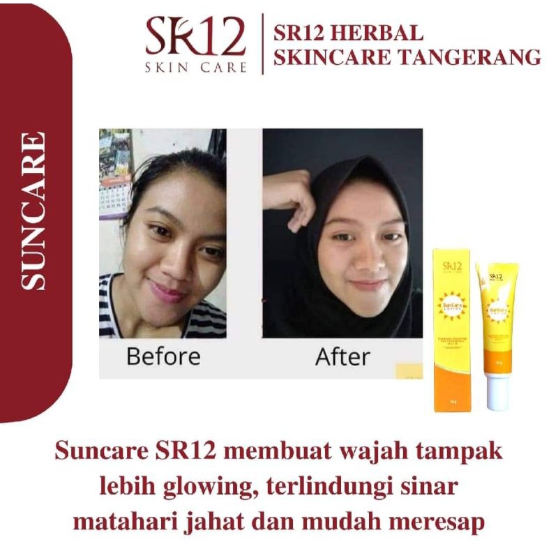 Jual Suncare SR12 / Sunscreen Glowing SR12 / Suncare Sunscreen Glowing ...