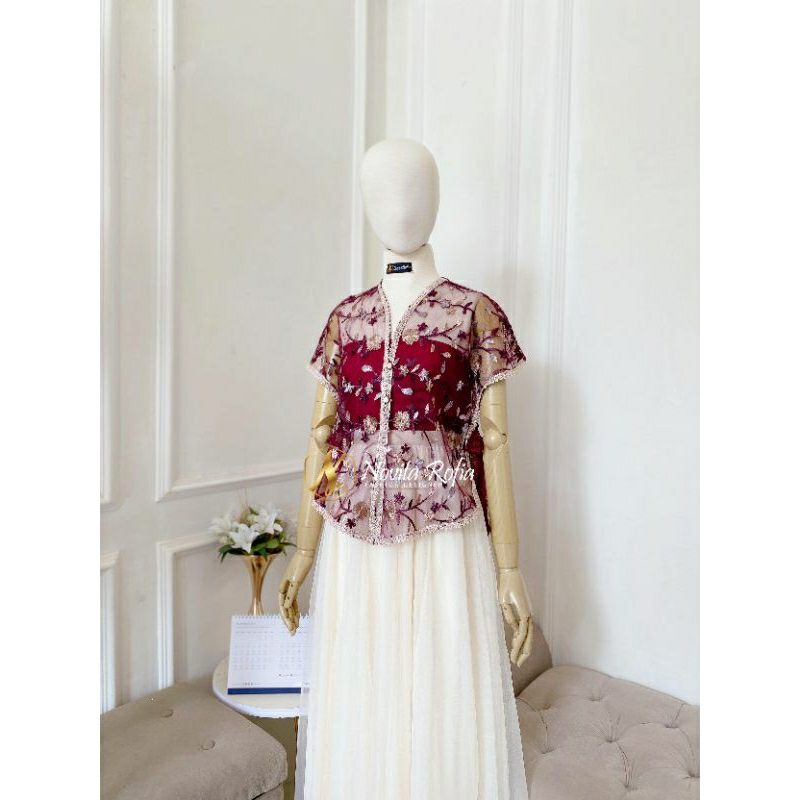 Jual NovitaRofia X Avea Outer Rompi Vest Kebaya Modern Viral | Shopee ...