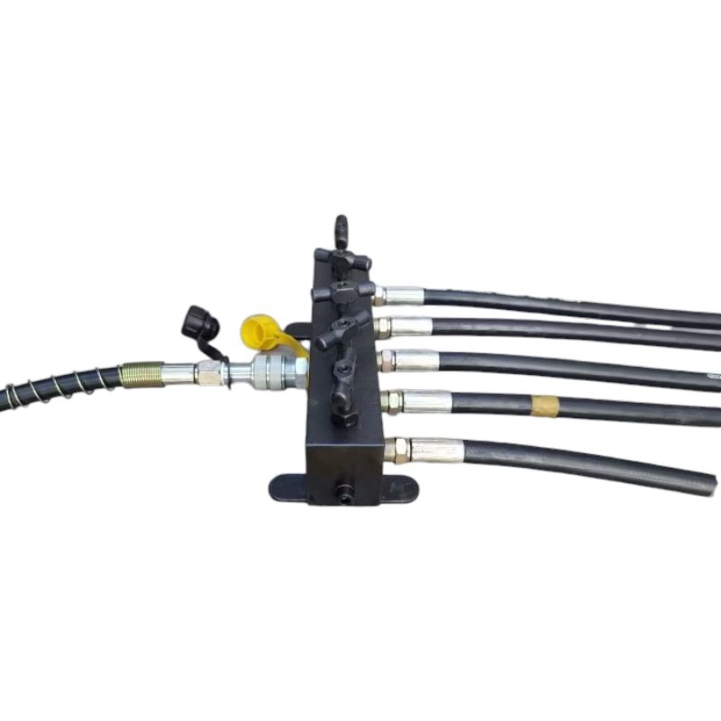 Jual 700 bar 5 Port 3/8" Hydraulic Manifold Cabang 5 Hidrolik 70 MPa ...