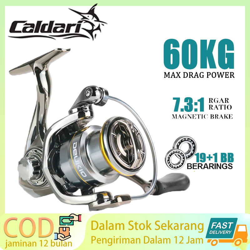 Jual pancing reel LC800-7000 Series Saltwater joran 5.2:1 High Speed ...
