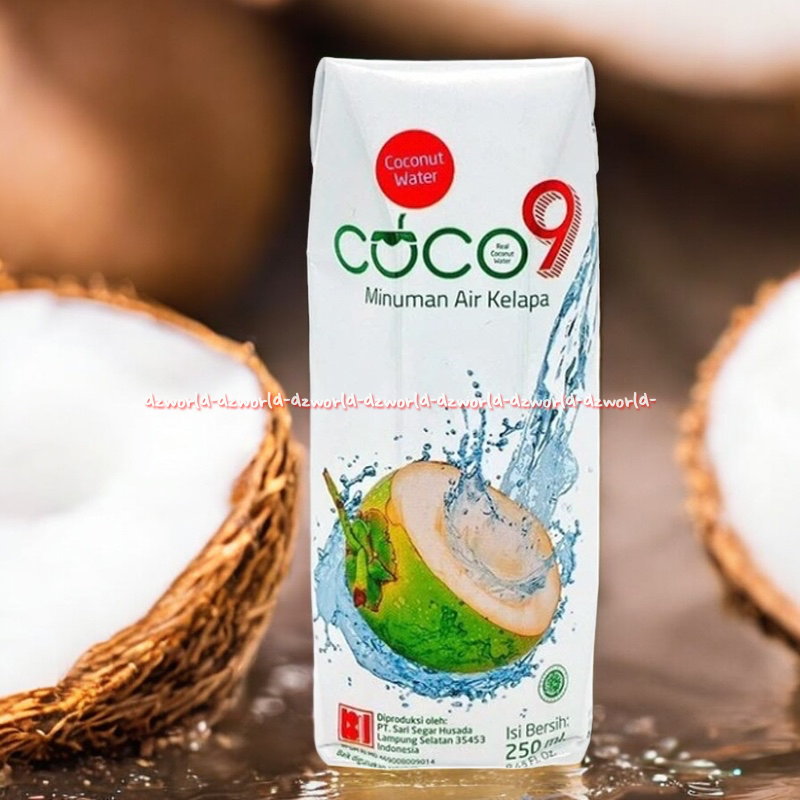 Jual Coco9 250ml Minuman Air Kelapa Coconut Water Siap Minum | Shopee ...