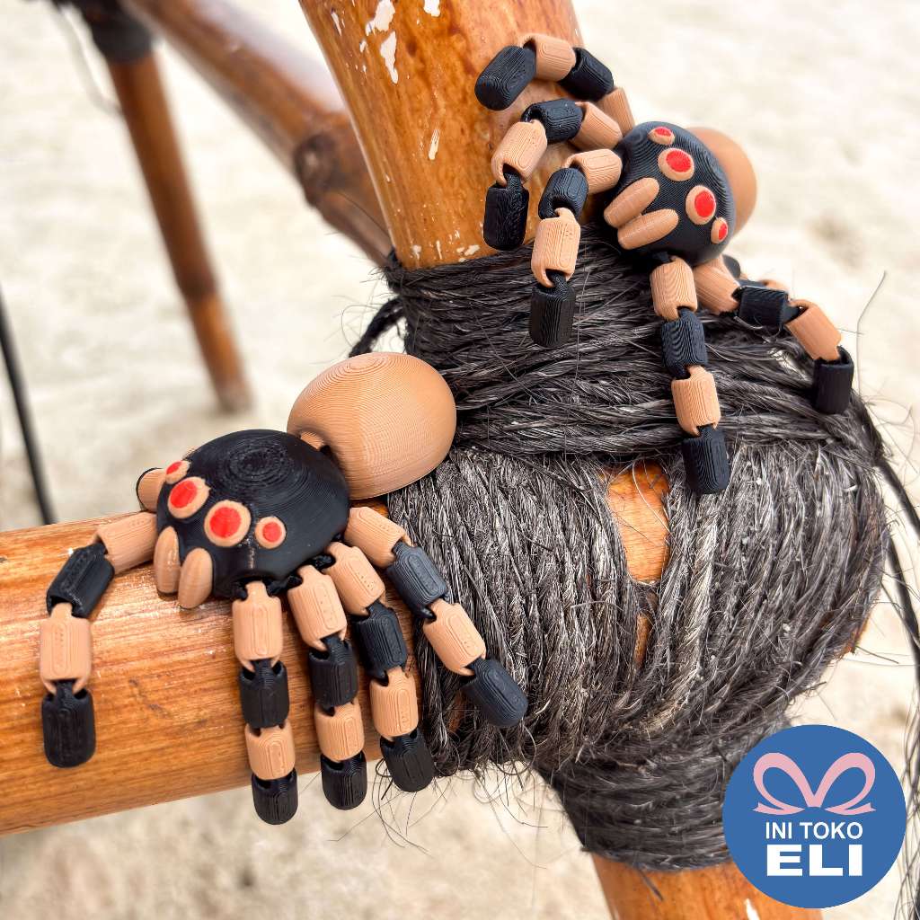 Jual Mainan Anak Laba-Laba Fleksibel Bergoyang - Articulated SpiderToy ...