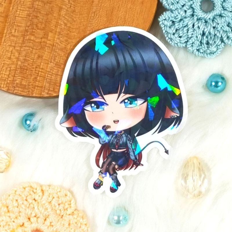 Jual Sticker Hologram Brokenglass Fanmerch Zenless Zone Zero Jane Doe ...