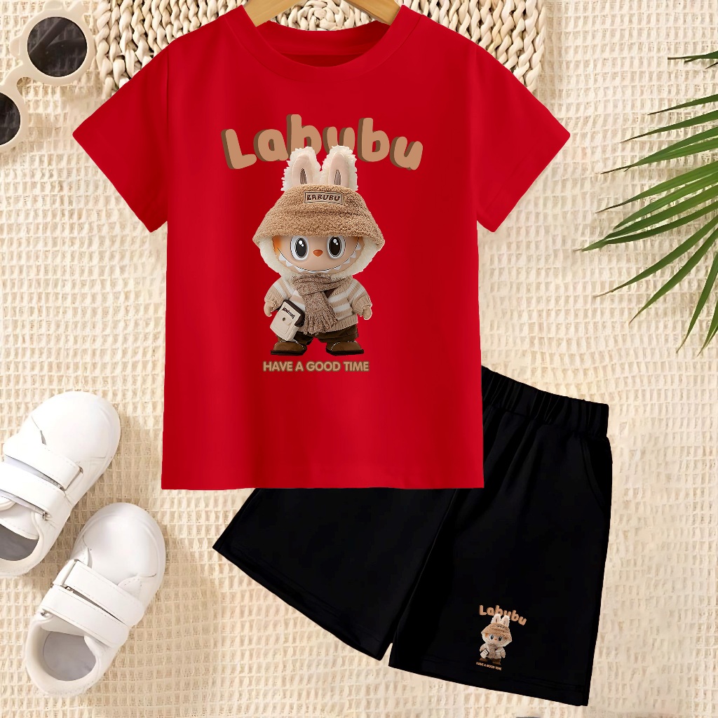 Jual Setalan Anak Unisex Karakter Labubu Have A Good Time - Untuk Usia ...