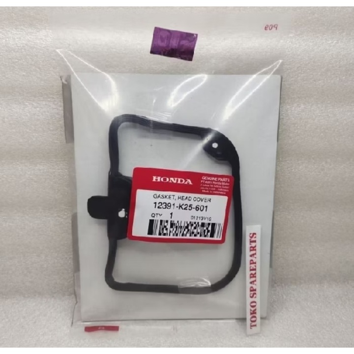 Jual ORIGINAL AHM Karet Head Gasket Tutup Cover Cylinder Seal Oring Honda Beat Fi Scoopy FI ...