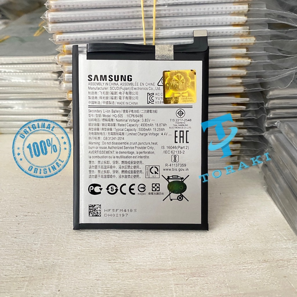 Jual Original Baterai Samsung A22 5G / A04e / A14 / A02s / A03 / A03s Batre Batrai Batere ...