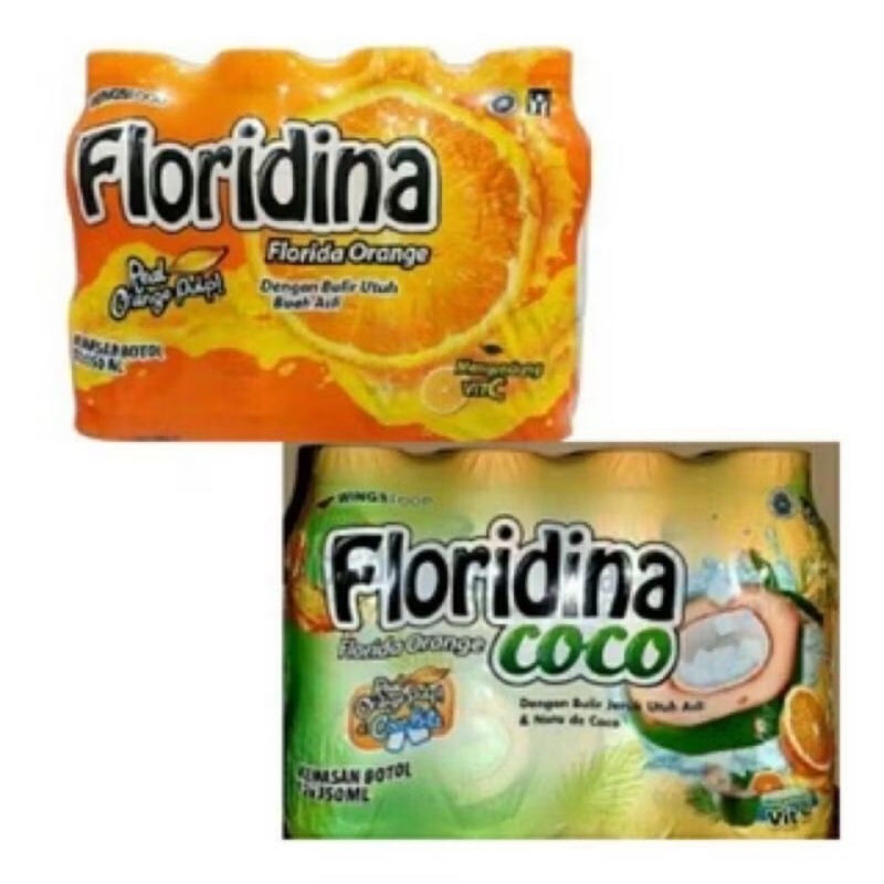 Jual Floridina Orange & Coco 1 Pack isi 12 Botol @350ml | Shopee Indonesia
