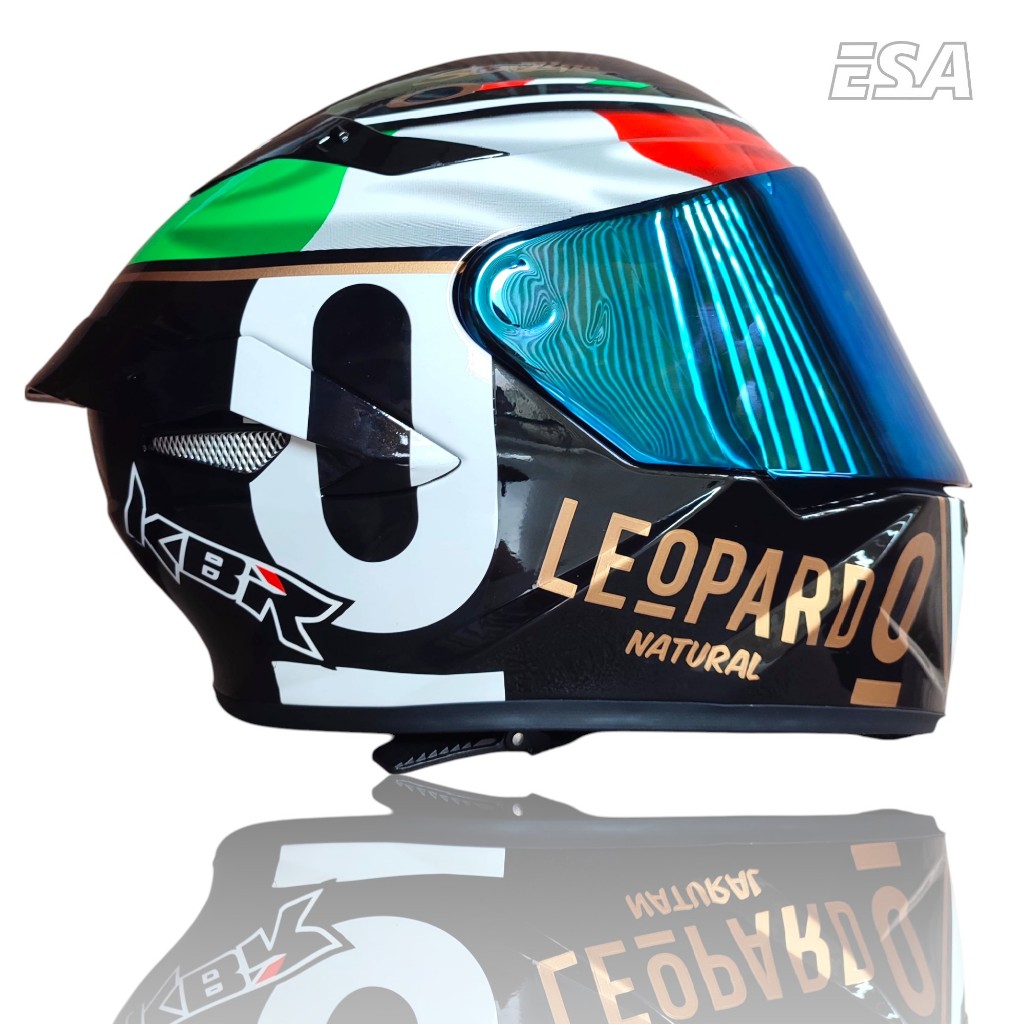 Jual ESA Helm KBR Full Face TTC Leopard Original/SNI Dewasa Pria Wanita ...