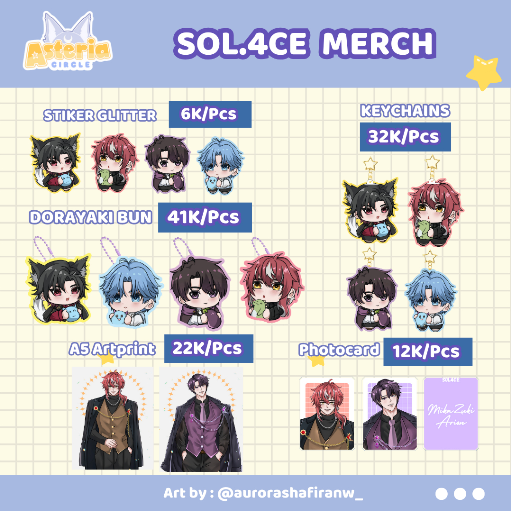 Jual SOL.4CE Fanart Merchandise | Shopee Indonesia