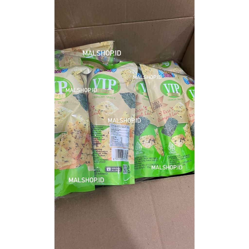 Jual Happy Island Vip Chips 28g Rasa Rumput Laut (Malshop) | Shopee ...