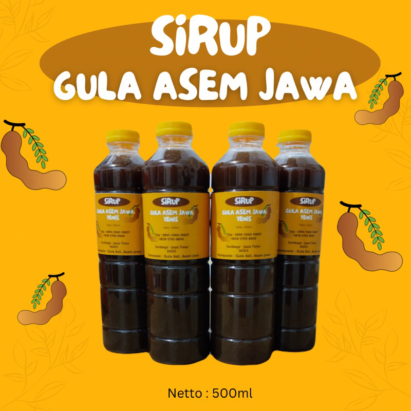 Jual SIRUP GULA ASAM JAWA / ASLI ORIGINAL / ASAM JAWA / TAMARIND SYRUP / SIRUP ASEM ASLI ...