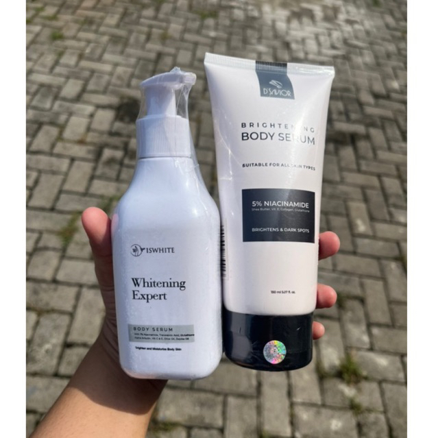 Jual BODY SERUM ISWHITE DAN D’SAVIOR DAN GLUGHAVAA | Shopee Indonesia