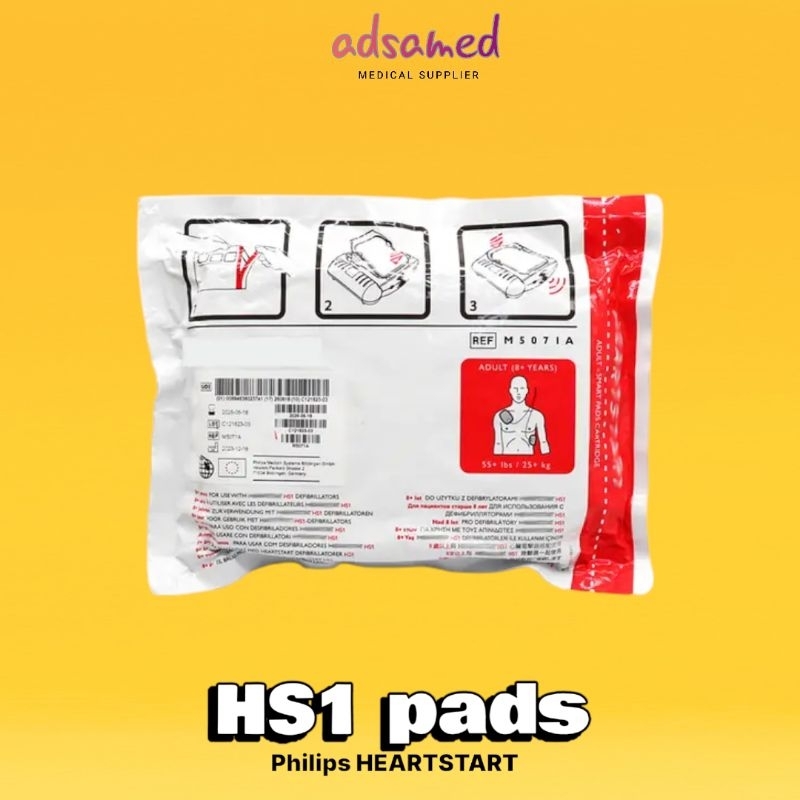 Jual Philips Heartstart M5071A Pads Aed Hs One , OnSite, Hs1 | Shopee ...