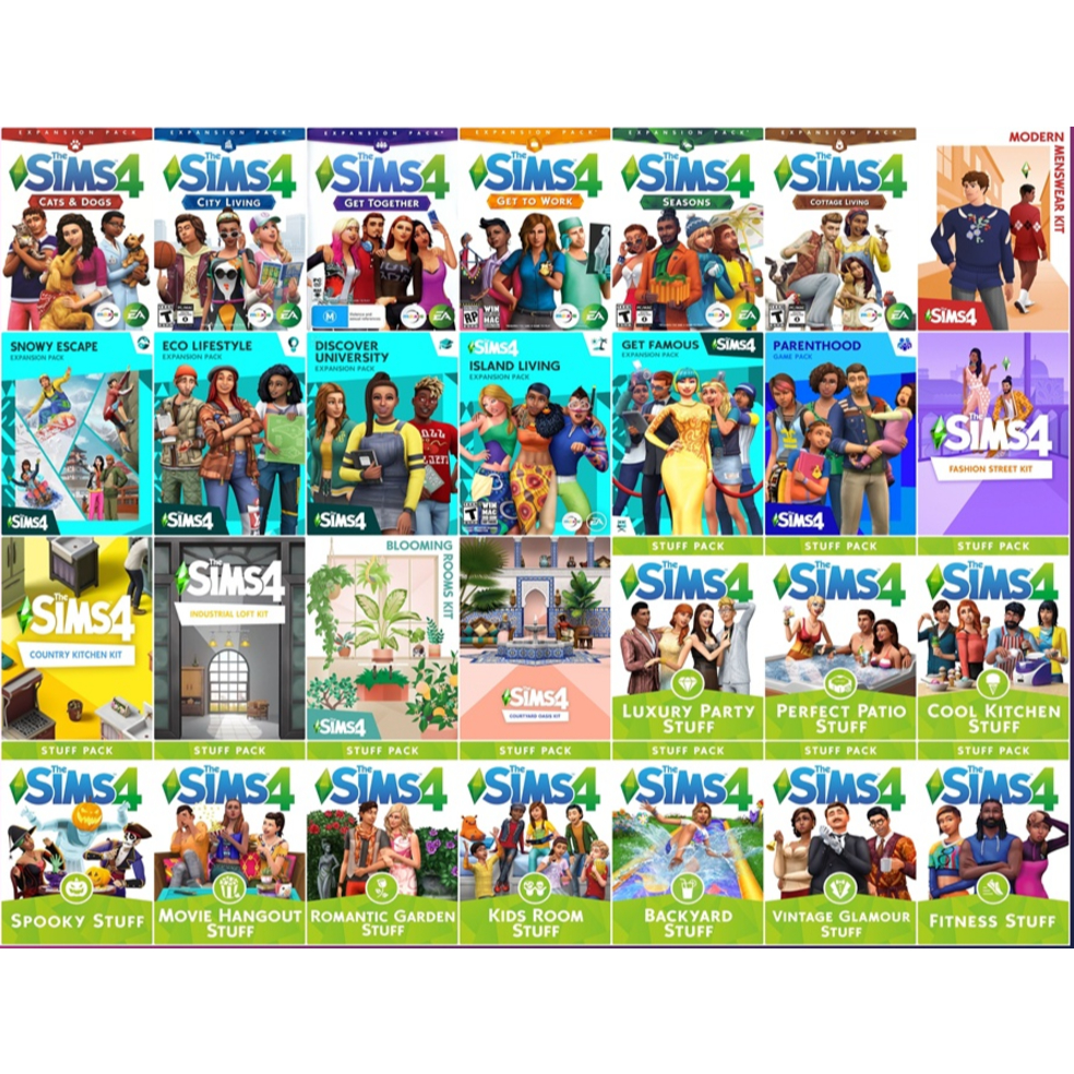Jual THE SIMS 4 Full Pack FUll DLC All DLC PC Original + Latest Update ...