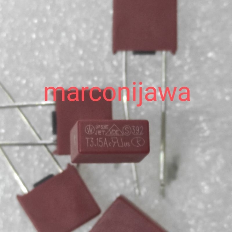 Jual fuse 3,15A 250Vac kotak T3,15A | Shopee Indonesia