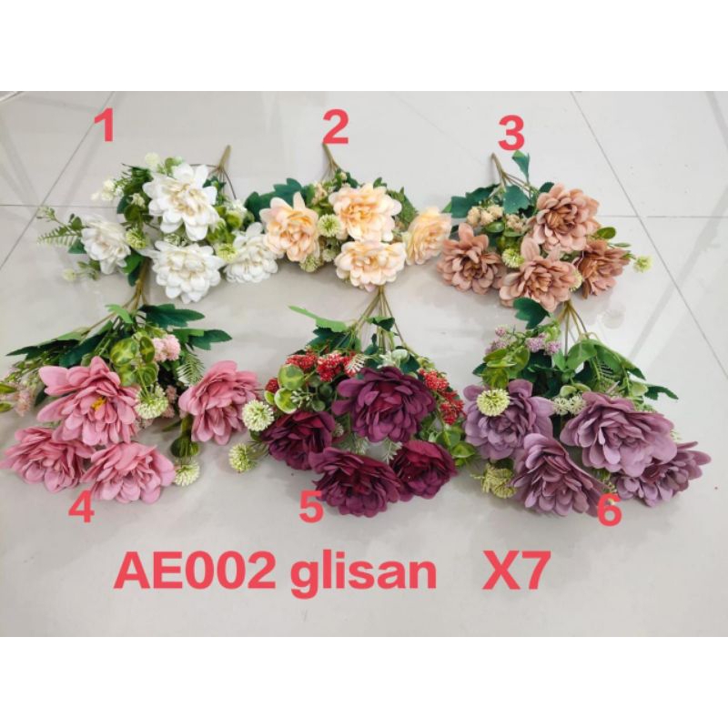 Jual Bunga Glisan Clasik Cabang 7/1Lusin | Shopee Indonesia