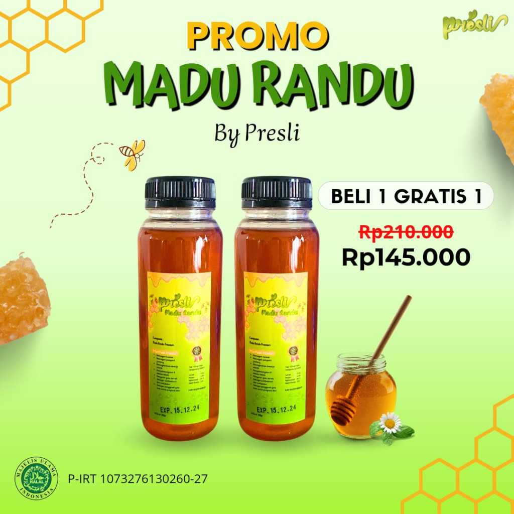 Jual PROMO 2 BOTOL Presli Madu Randu ( 2 Madu ) | Shopee Indonesia