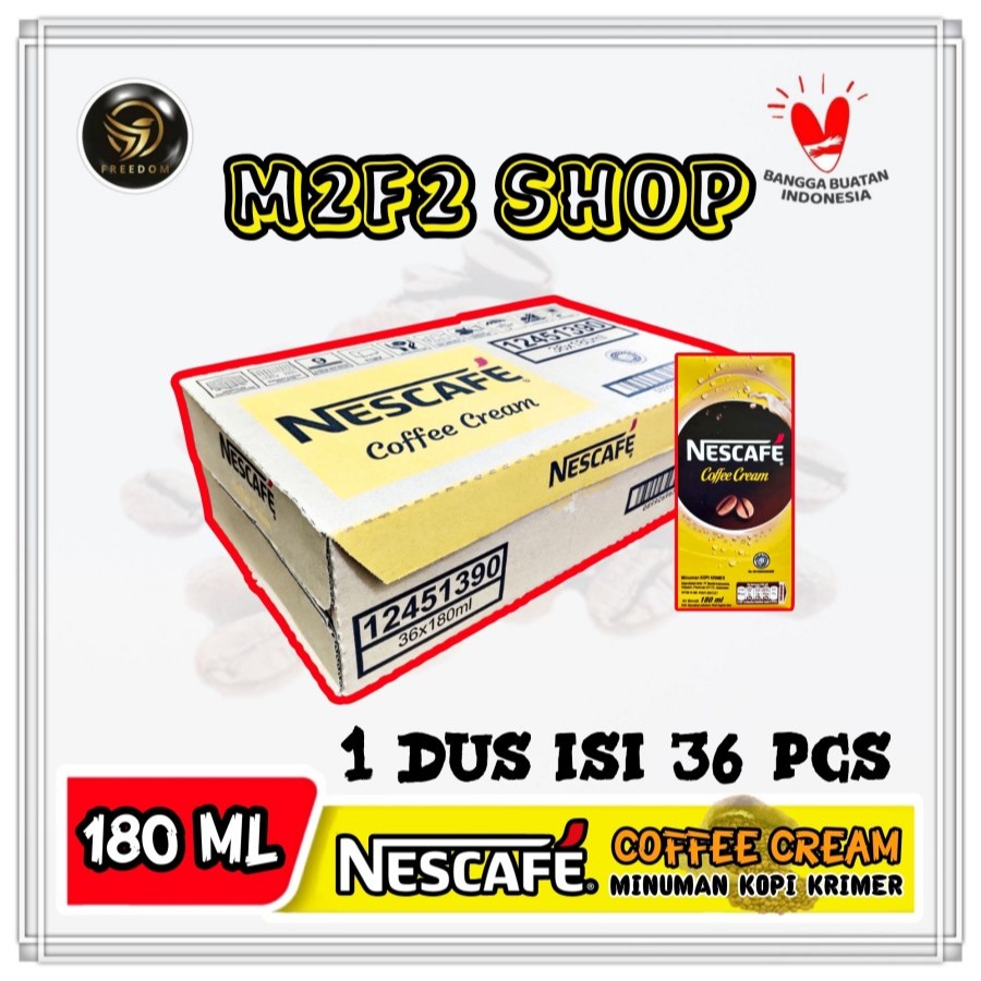 Jual Nescafe Coffee Cream UHT | Kopi Kotak Krim Instan - 180 ml ...